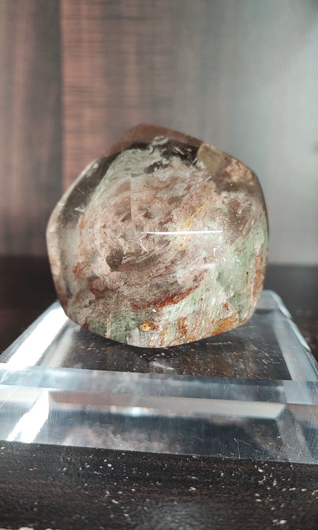 Rare Pink Phantom Quartz, Women's Fashion, Jewelry & Organisers ...