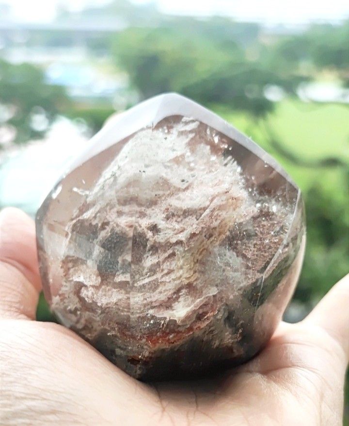 Rare Pink Phantom Quartz, Women's Fashion, Jewelry & Organisers ...