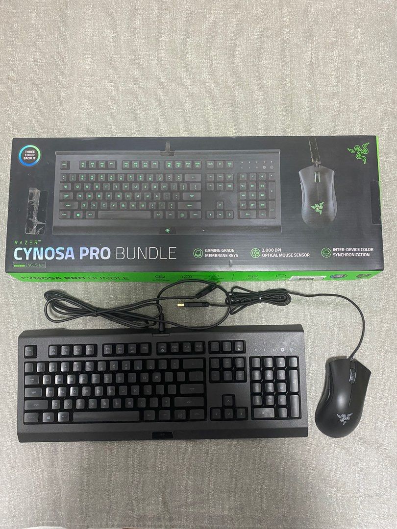 Razer Cynosa Pro Bundle (Gaming Keyboard + Mouse), Computers & Tech ...