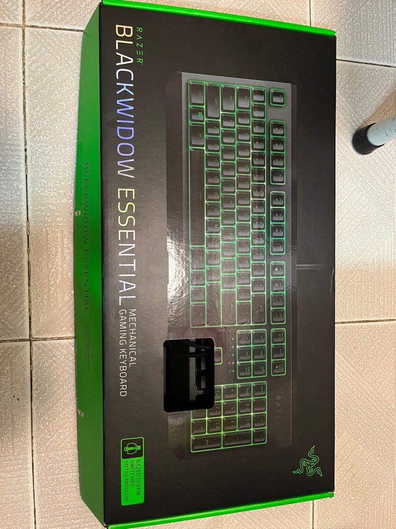 Razor blackwidow essential mechanical gaming keyboard, 電腦＆科技, 桌上電腦 ...
