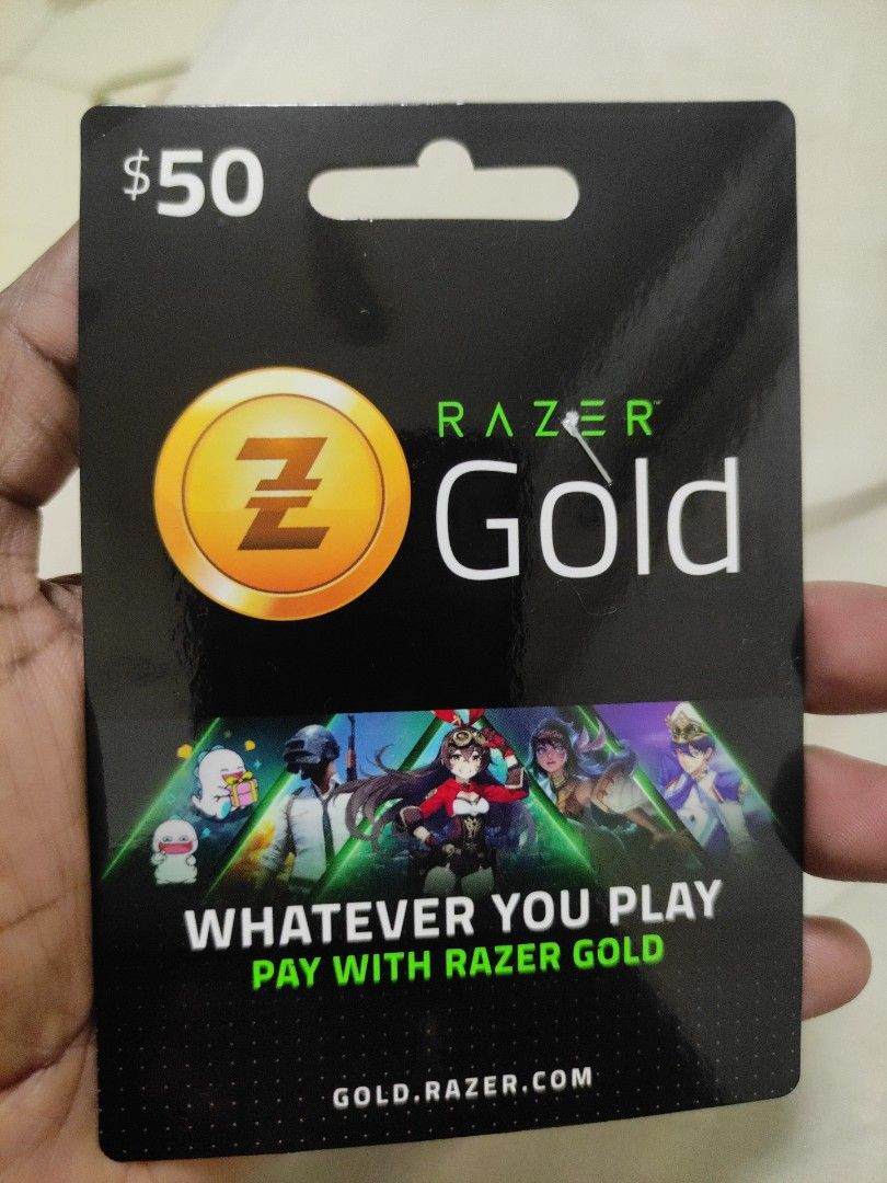 Razor gold card new price negotiable, Video Gaming, Gaming Accessories, Game Gift Cards ...