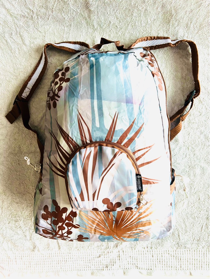 (RP $26) SAKiToMe Designer Foldable Travel Backpack, Women's Fashion ...