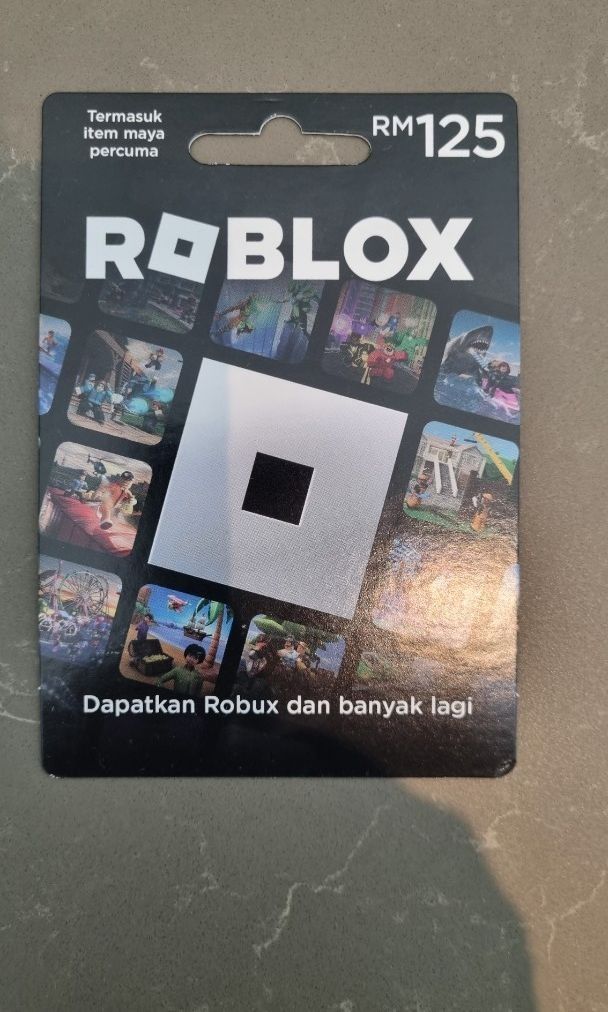 Roblox gift card, Video Gaming, Gaming Accessories, Game Gift Cards ...