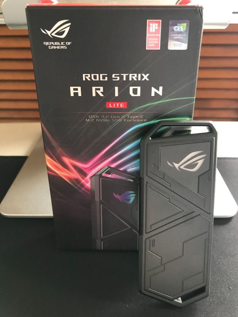 ROG Strix Arion Lite w/500GB PCIe NVMe M.2 SSD, Computers & Tech, Parts ...