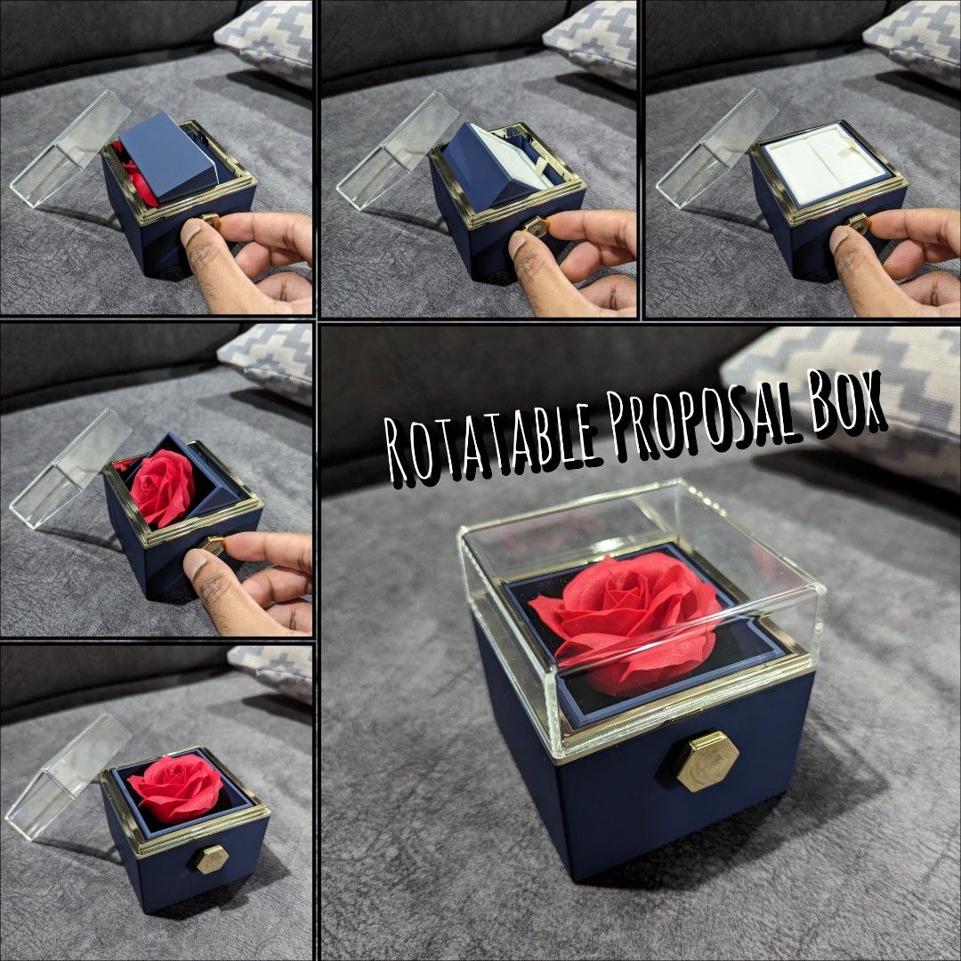 Proposal Ring Box / Proposal Box for Valentines Day , Wedding ...