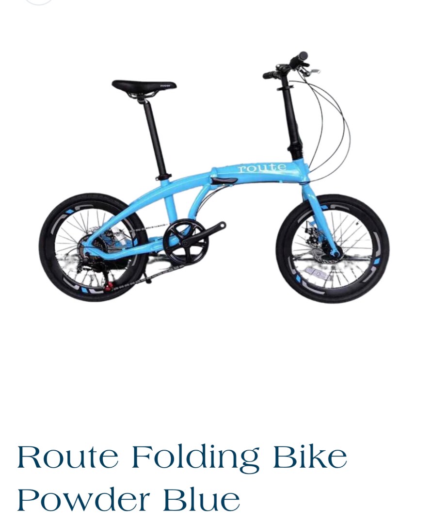 Route Folding Bike, Sports Equipment, Bicycles & Parts, Bicycles on ...