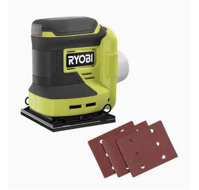 RYOBI 18V 1/4 SHEET SANDER (tool only), Furniture & Home Living, Home ...