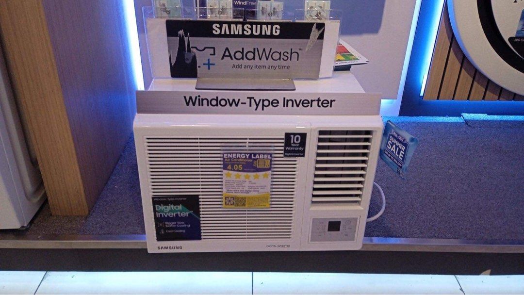 SAMSUNG WINDOW TYPE INVERTER AIRCON, TV & Home Appliances, Air ...