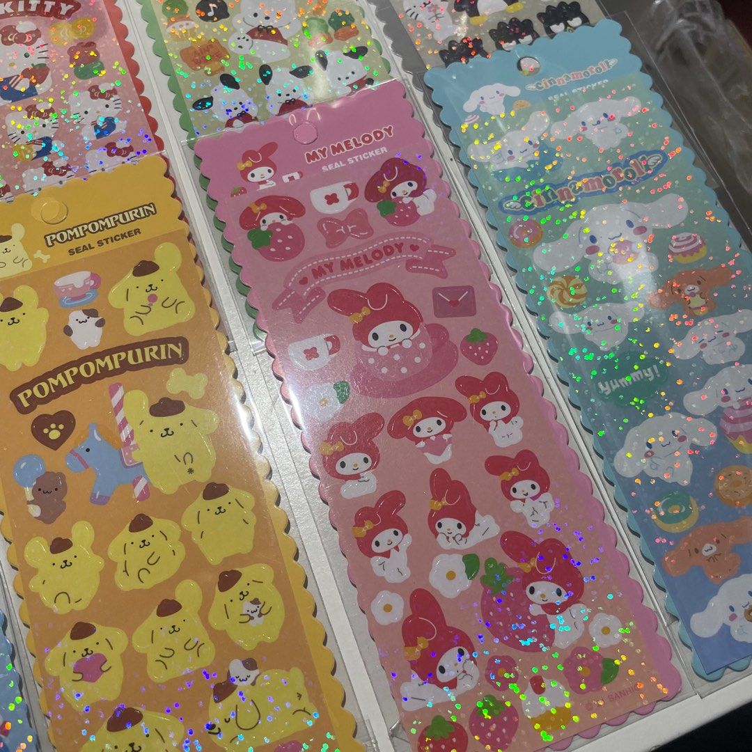 Sanrio character sticker sheets, Hobbies & Toys, Stationery & Craft ...