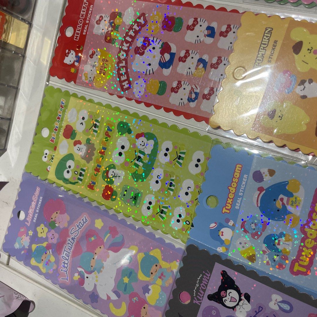 Sanrio character sticker sheets, Hobbies & Toys, Stationery & Craft ...