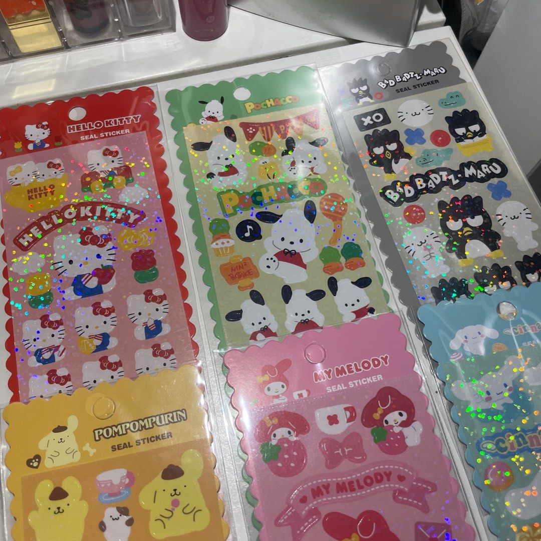 Sanrio character sticker sheets, Hobbies & Toys, Stationery & Craft ...