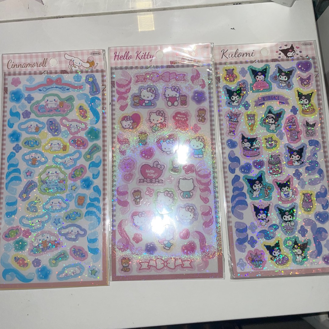 Sanrio sticker sheets!, Hobbies & Toys, Stationery & Craft, Stationery ...