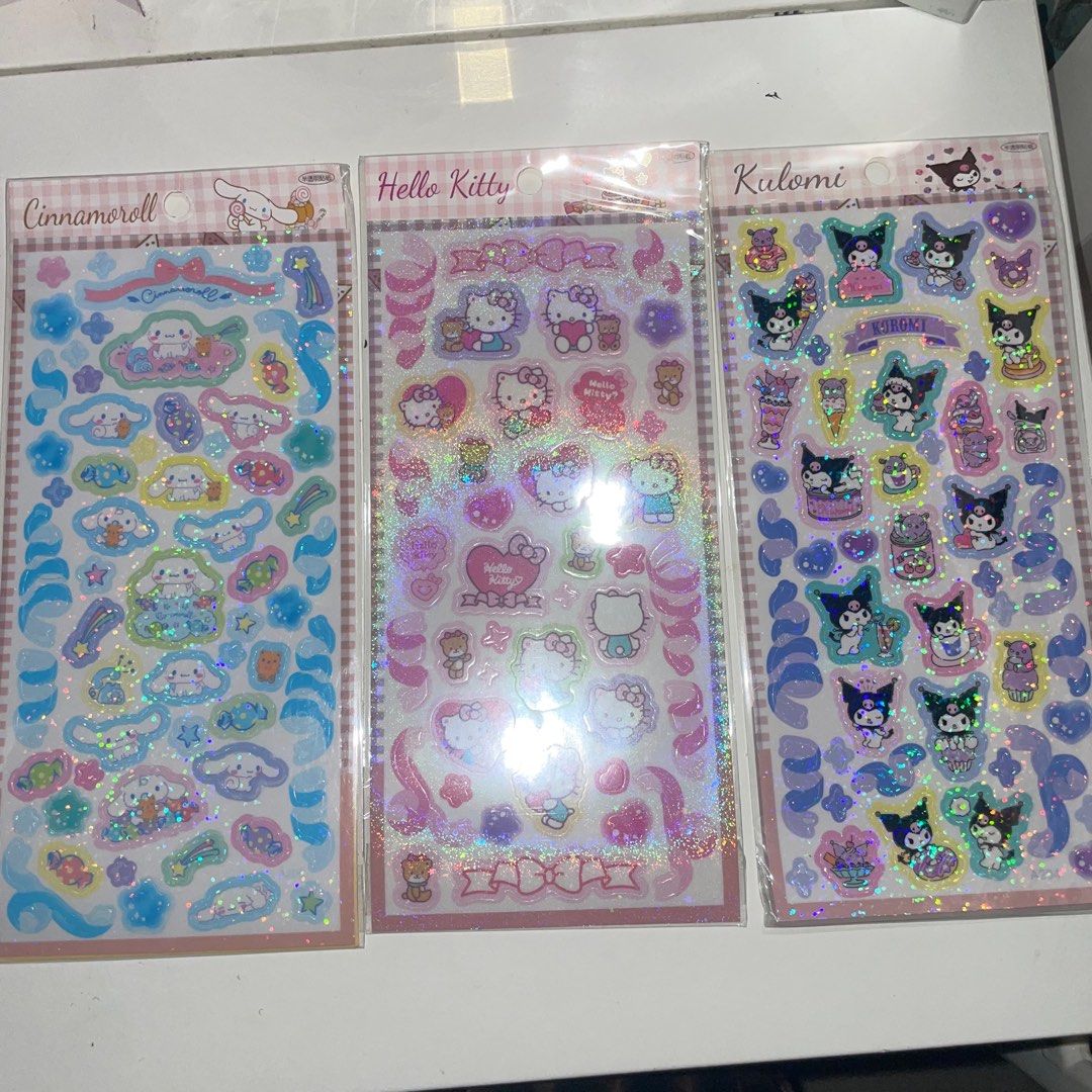 Sanrio sticker sheets!, Hobbies & Toys, Stationery & Craft, Stationery ...