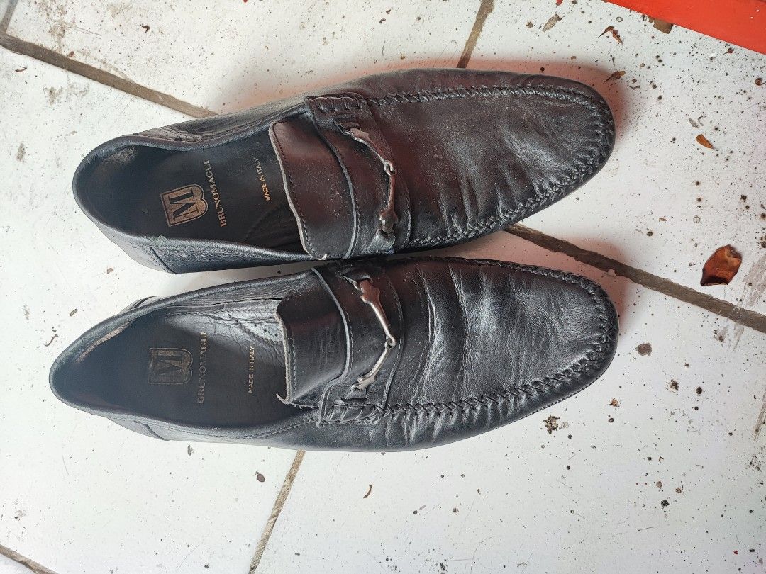Sepatu kulit merk Bruno magli, Fesyen Pria, Sepatu , Sepatu Formal di ...