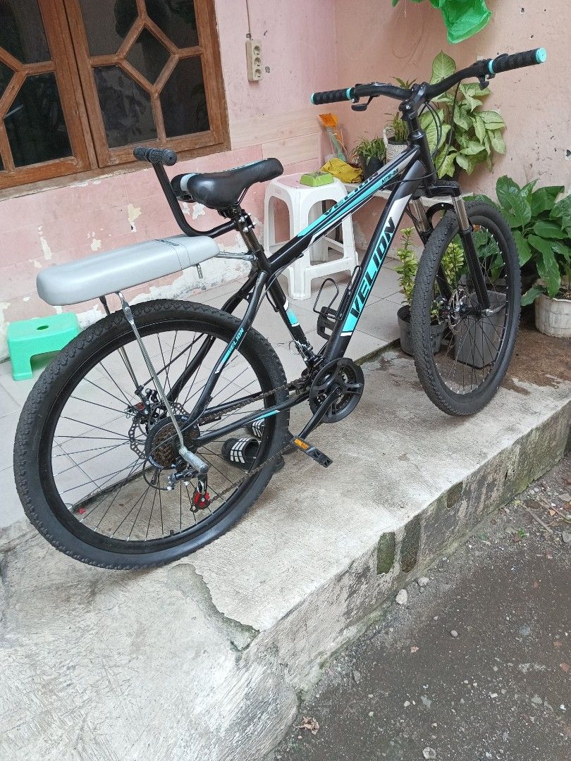 Sepeda gunung set boncengan , stang anak , jalu , tempat botol minum ...