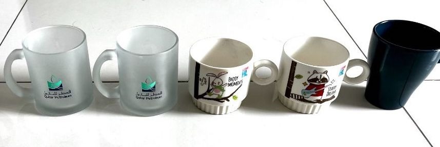 Set of 5 cups, Furniture & Home Living, Kitchenware & Tableware ...
