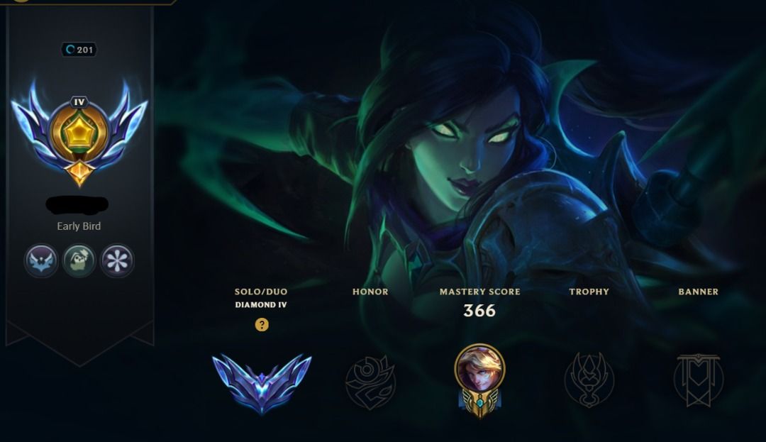 SEA SERVER SG League of Legends Diamond account (with 180+ skins and ...