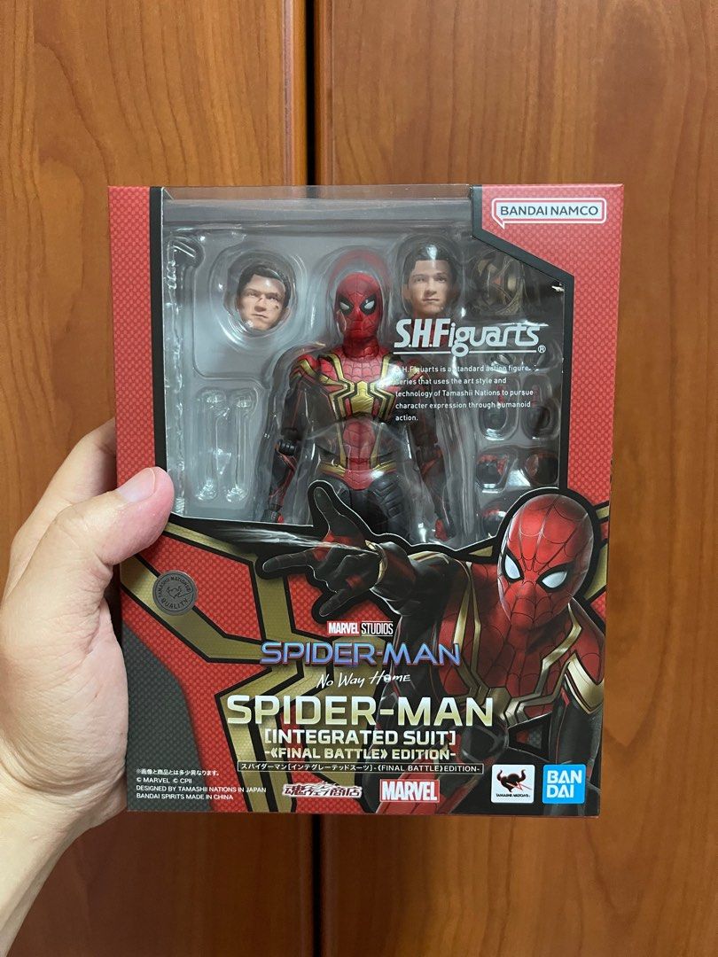 S.H.Figuarts Spider Man SHF Spider Man integrated Suit Final Battle ...