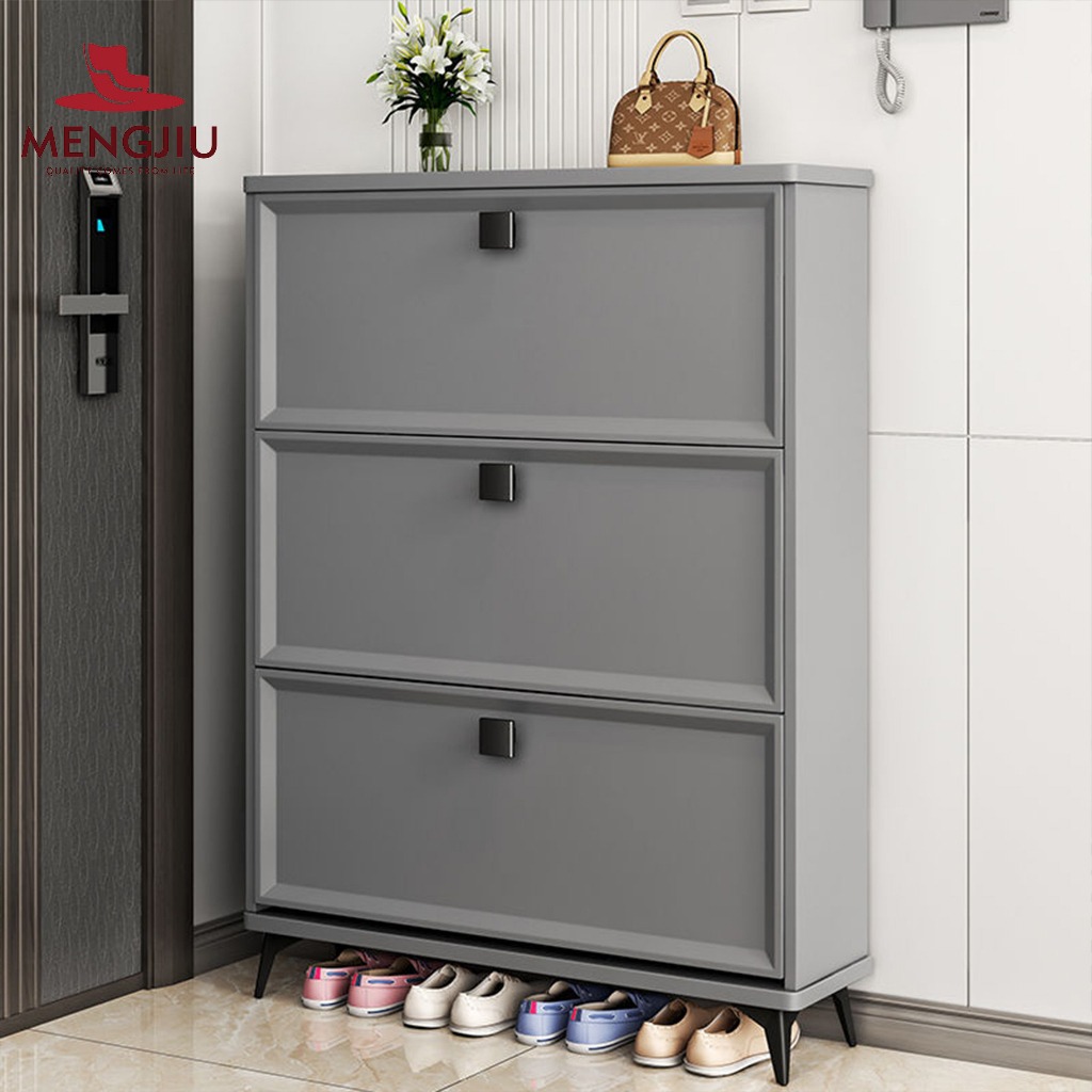 Shoe Cabinet Avocado Grey Slim Shoe Rack, Furniture & Home Living ...