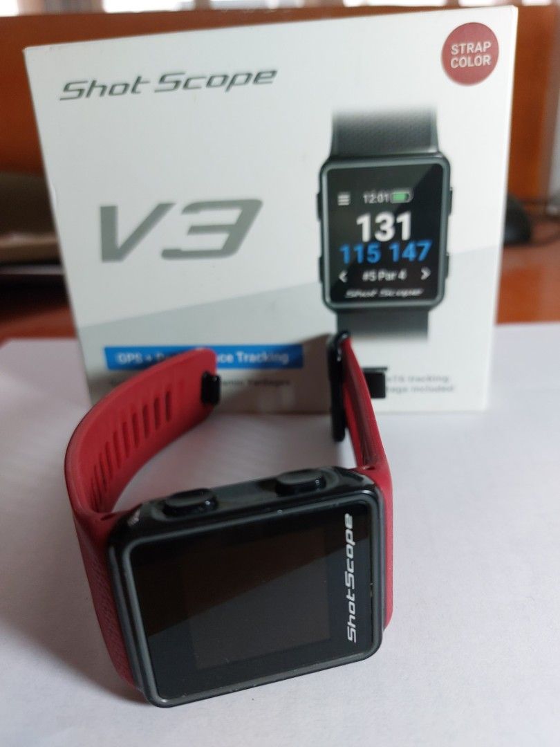 Shotscope V3 GPS Golf Watch, Sports Equipment, Sports & Games, Golf on ...