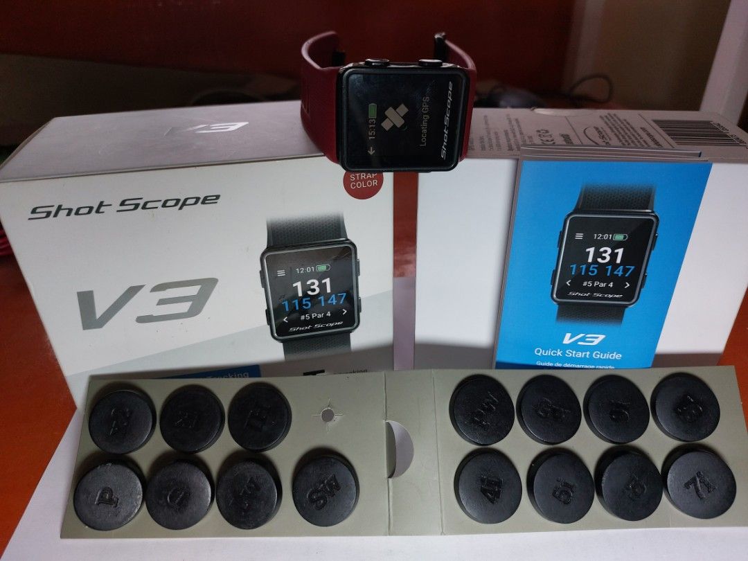 Shotscope V3 GPS Golf Watch, Sports Equipment, Sports & Games, Golf on ...