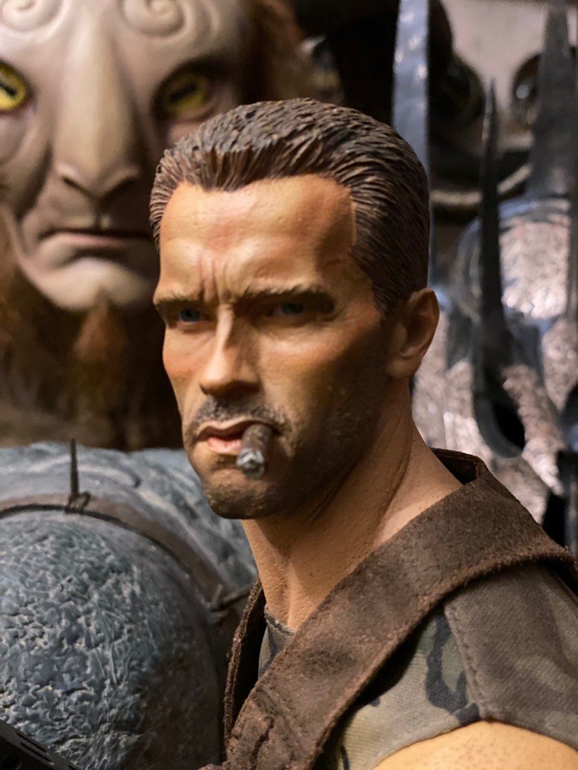 Sideshow predator Dutch premium format 1/4 scale exclusive, Hobbies ...