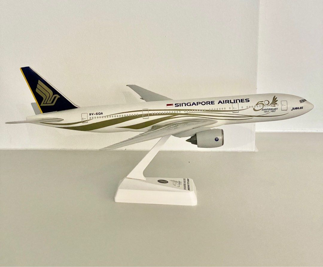 [Vintage] Singapore Airlines Scale Model Set: B747-400, B777-200, B777 ...