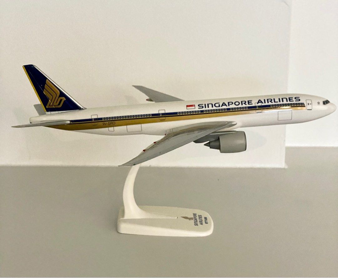 [Vintage] Singapore Airlines Scale Model Set: B747-400, B777-200, B777 ...