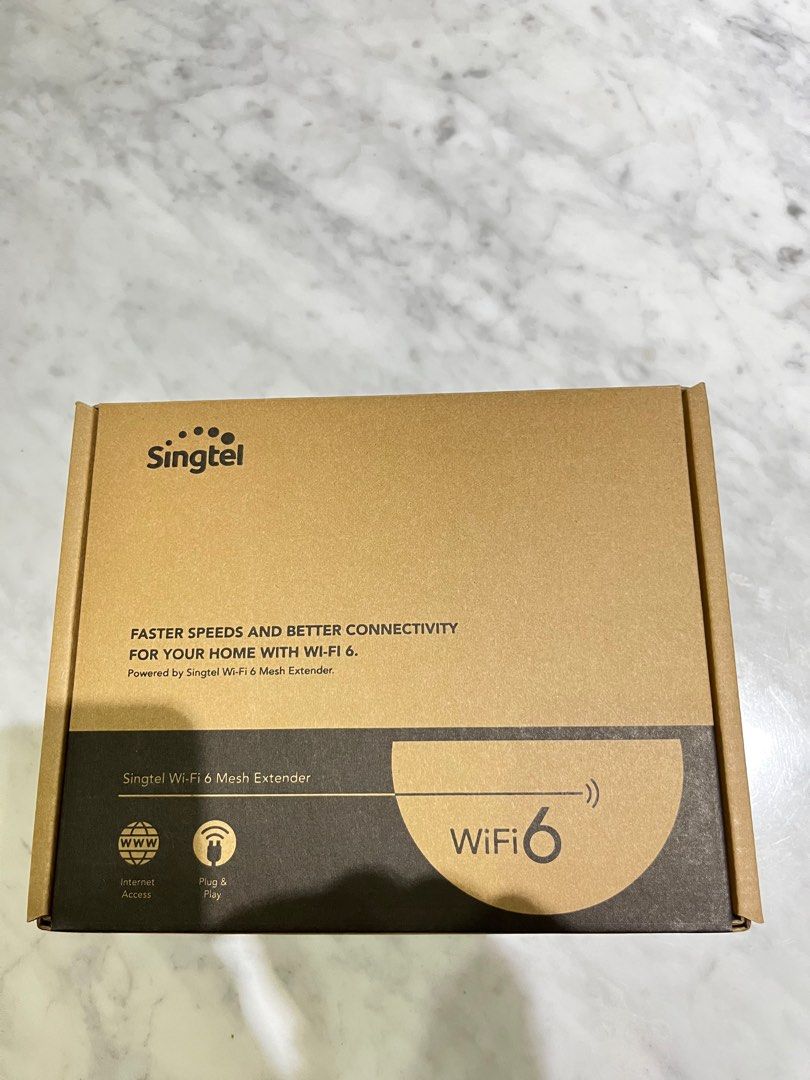 Singtel wifi 6 mesh extender, Computers & Tech, Office & Business ...