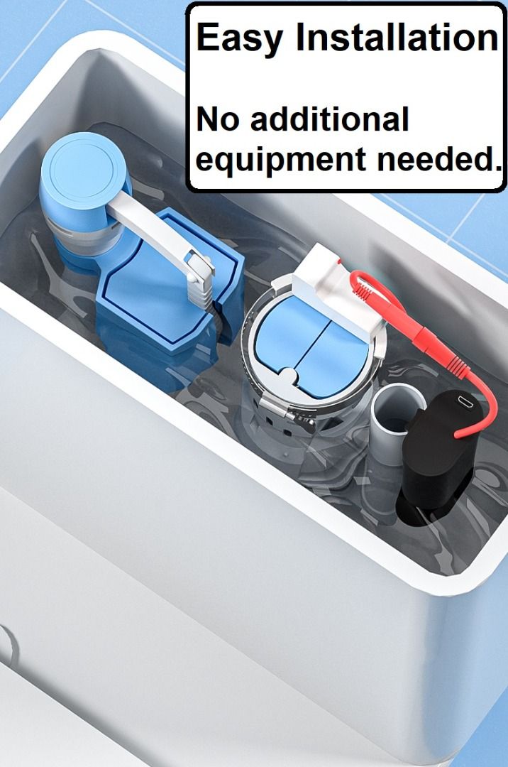 Smart Automatic Toilet Bowl Auto Flusher 2.0, Furniture & Home Living ...