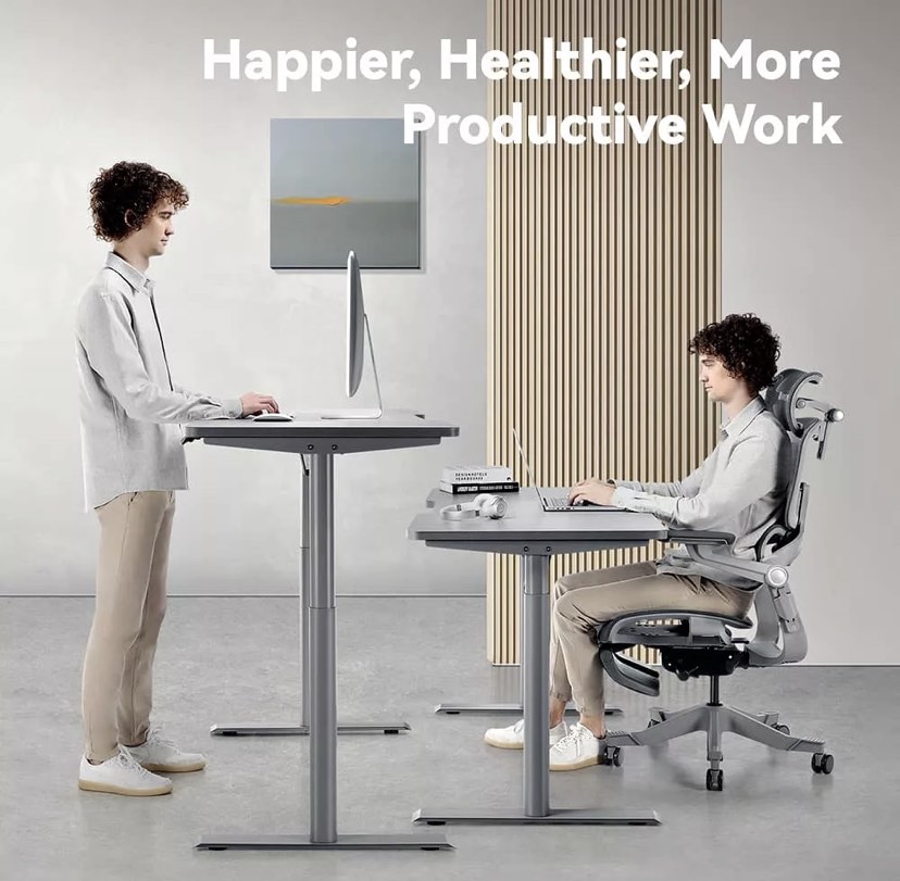 Smart Control Ergonomic Desk/ Voice activation, Furniture & Home Living ...