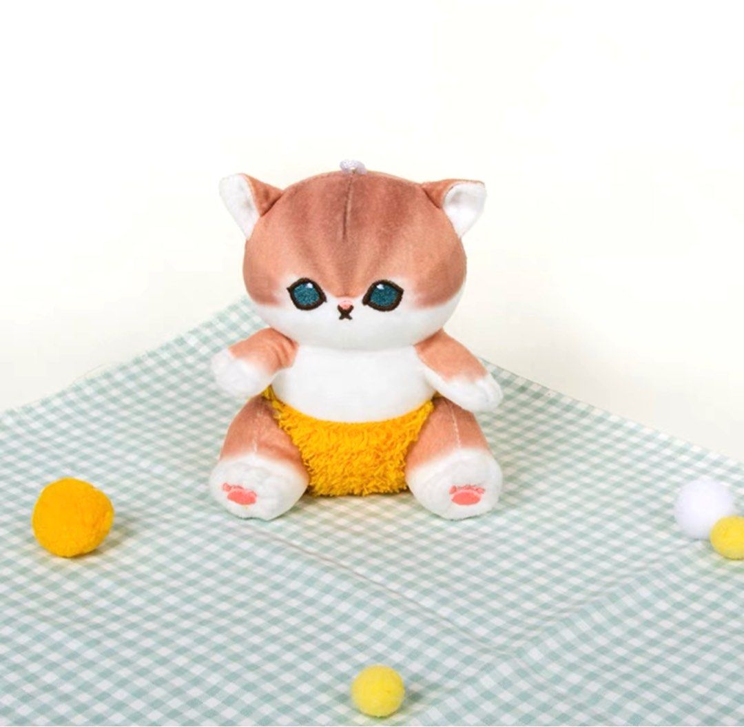 AUTHENTIC MOFUSAND PLUSH CAT & KEYCHAIN KITTEN SHARK / EBI SHRIMP , Hobbies & Toys, Toys & Games ...