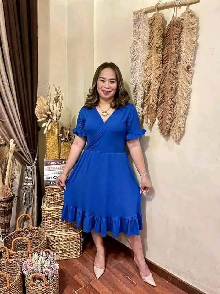 SOPHIA PLUS SIZE OVERLAP DRESS on Carousell
