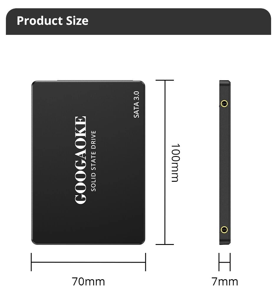 Ultra Slim Portable SSD Storage 256GB 512GB Lenovo ThinkPlus 2.5 ...