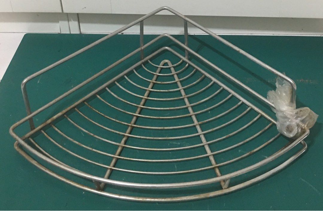 Stainless Steel Bathroom Wire Rack, Furniture & Home Living ...