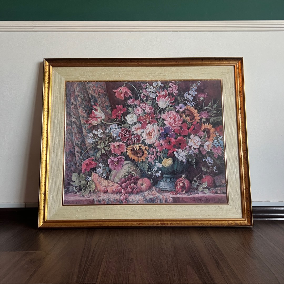 Still Life Painting and Frame, Furniture & Home Living, Home Decor ...