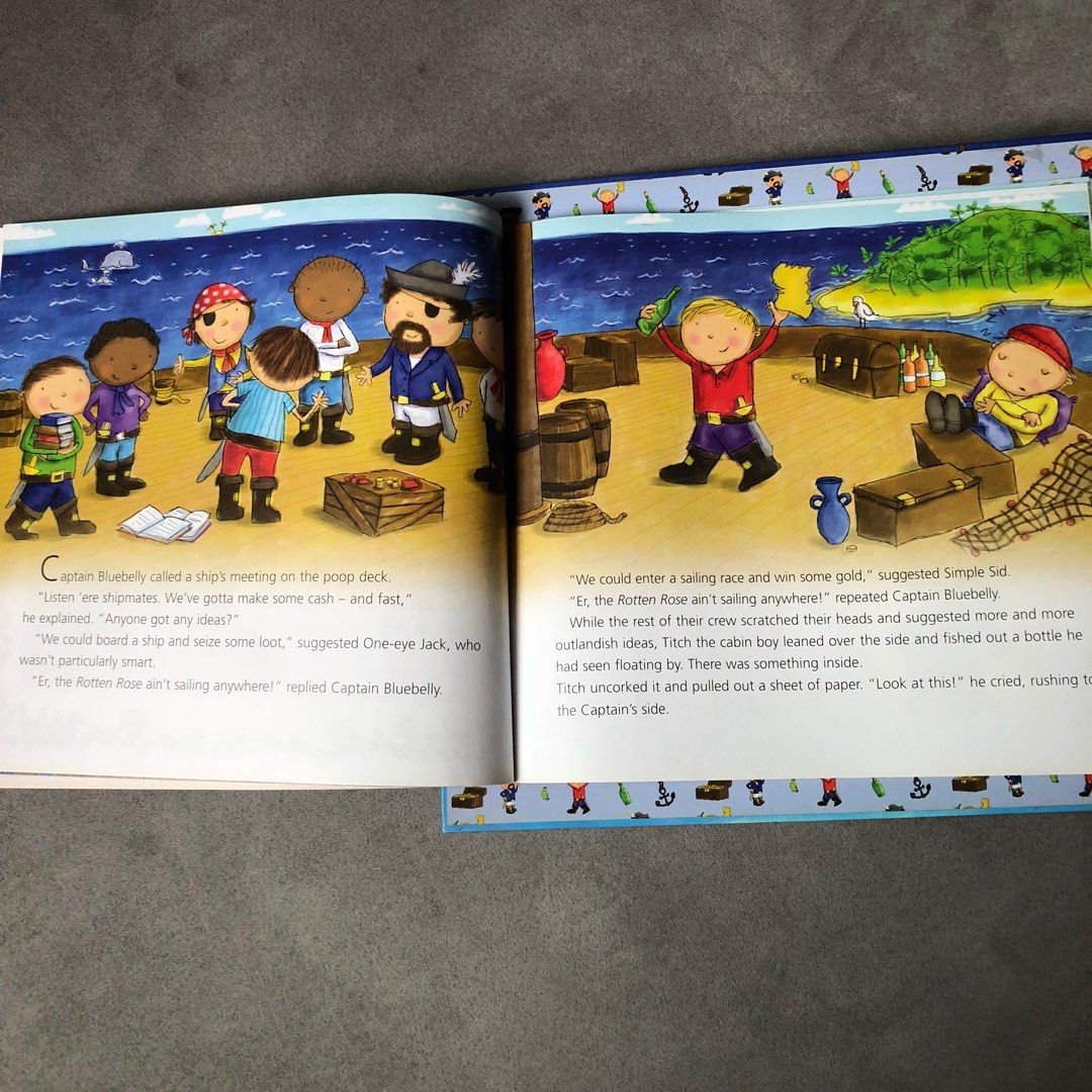 Story Book with Pirate Ship Pop Up (Lightly Used), Hobbies & Toys, Toys ...