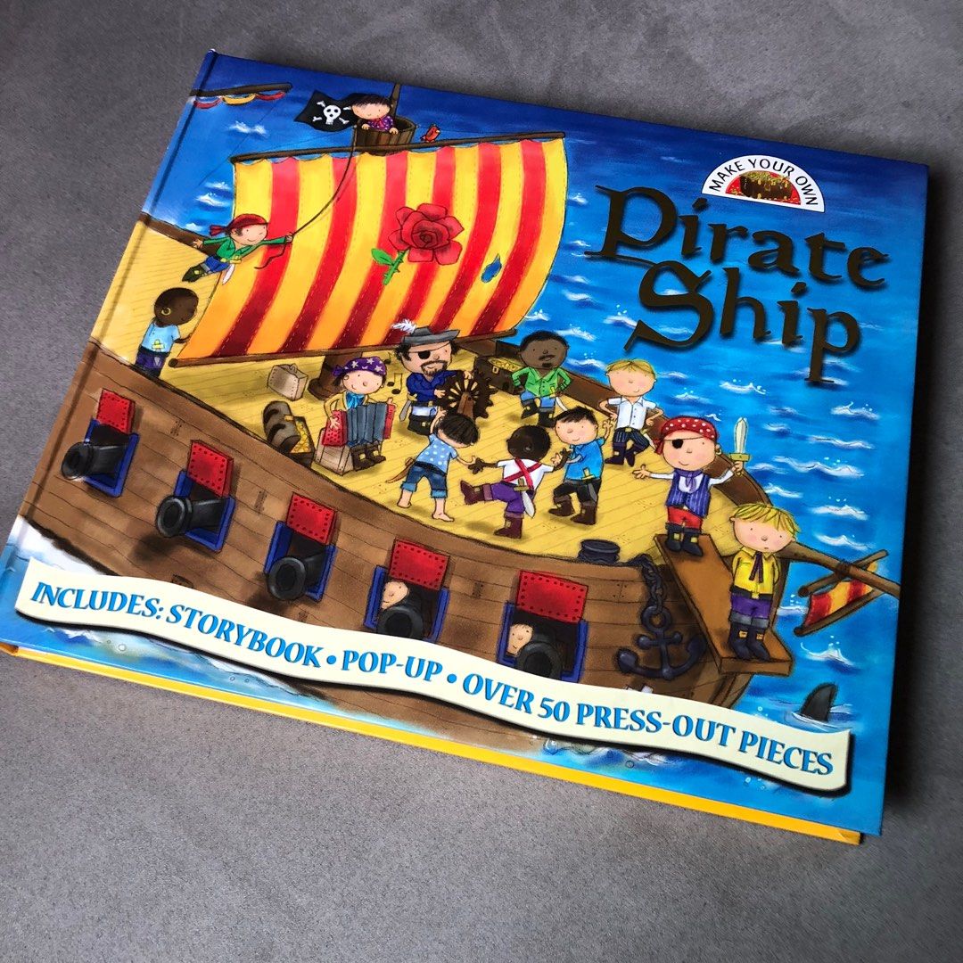 Story Book with Pirate Ship Pop Up (Lightly Used), Hobbies & Toys, Toys ...