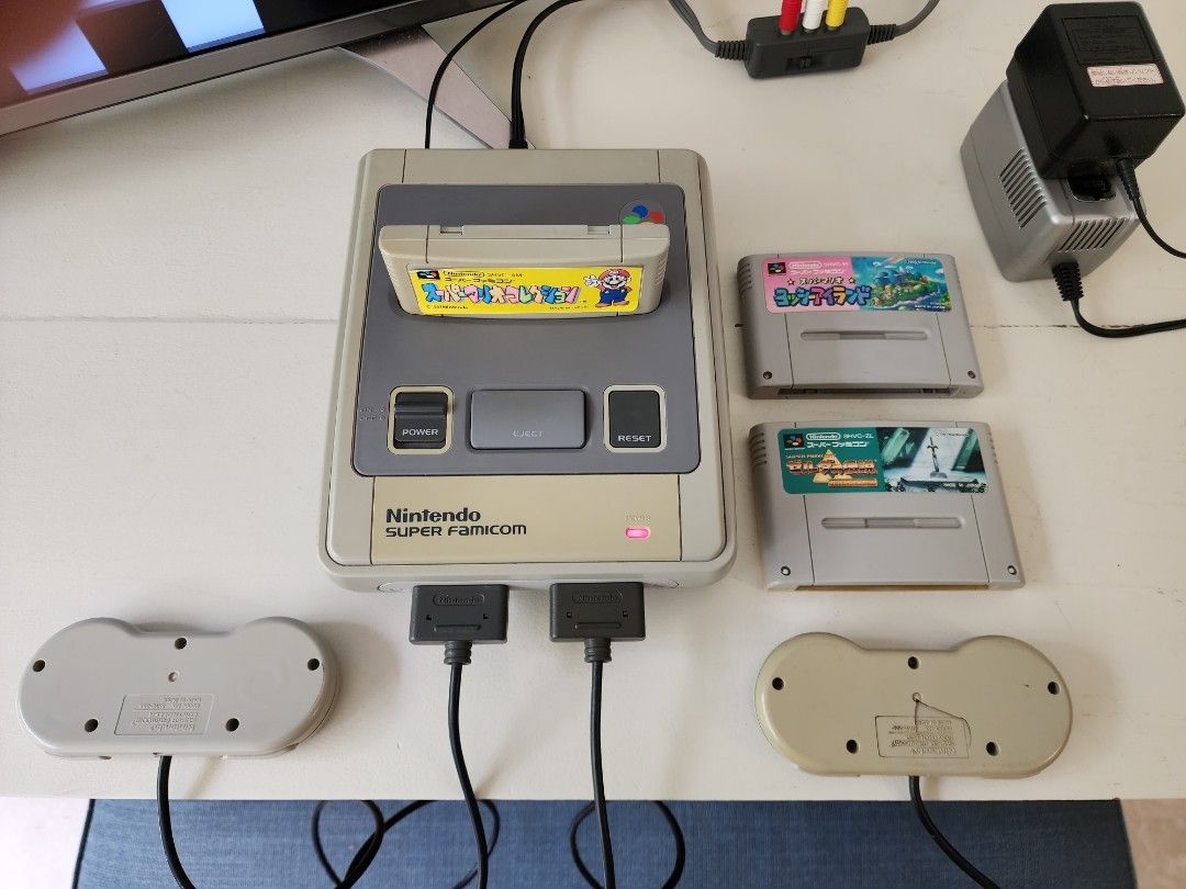Super Nintendo + 4 games, Video Gaming, Video Game Consoles, Nintendo ...