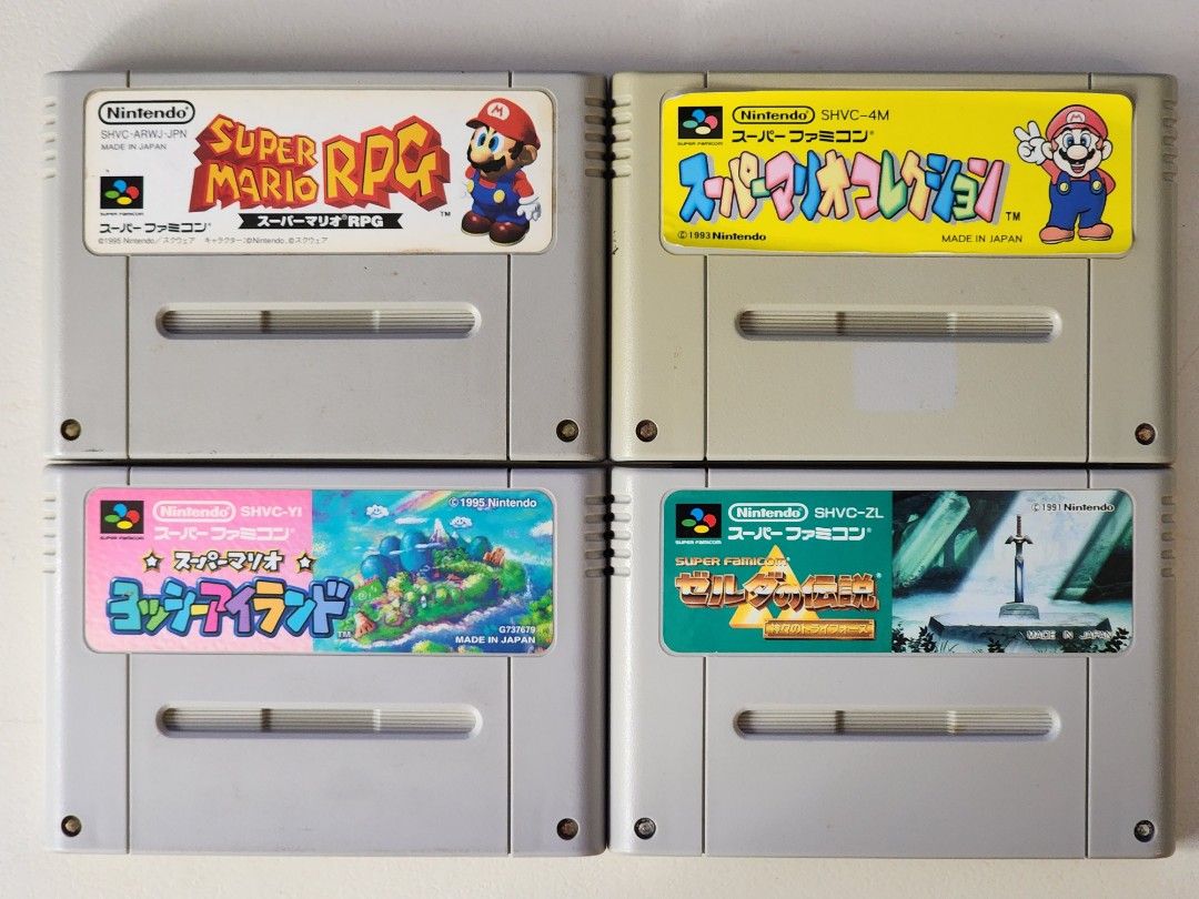 Super Nintendo + 4 games, Video Gaming, Video Game Consoles, Nintendo ...
