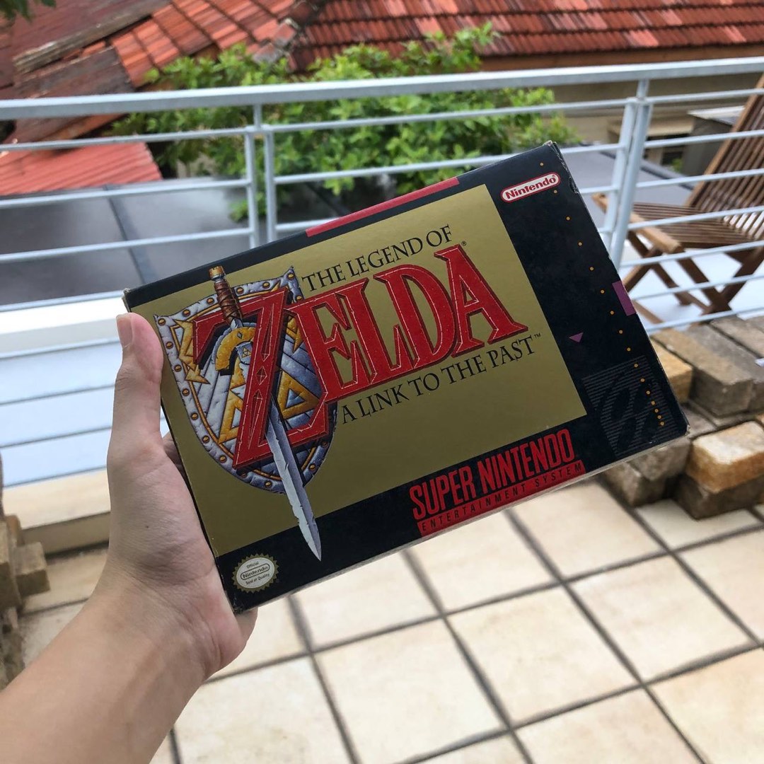 Super Nintendo SNES Legend of Zelda a link to the past, Video Gaming ...