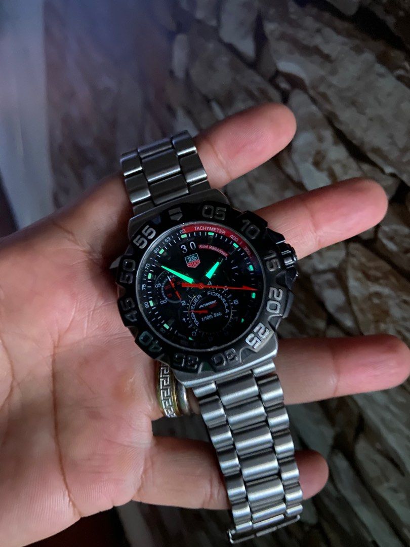 Tag Heuer F1 Grande Date Chronograph Kimi Raikkonen Edition, Men's ...