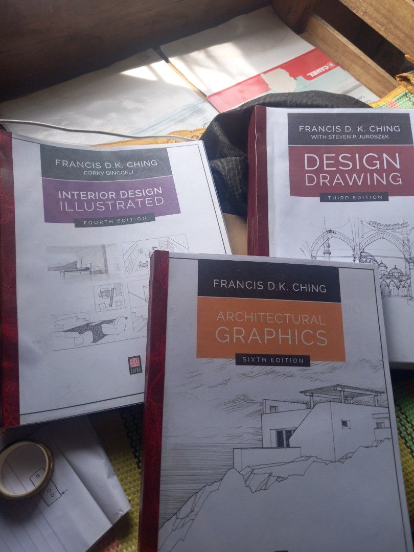 TAKE ALL Francis DK Ching Architectural Design Course Books on Carousell