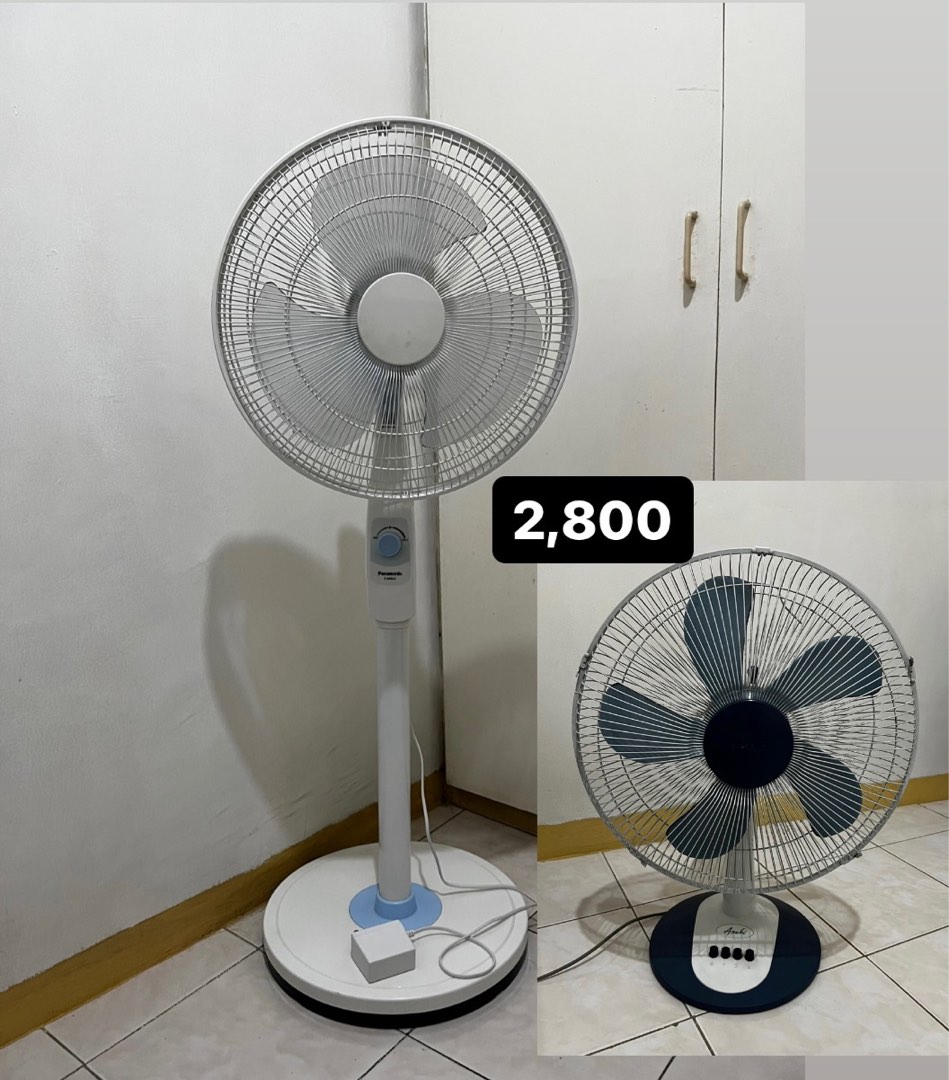 Take Two for 2,800: Panasonic Inverter Stand Fan + Asahi Desk Fan ...