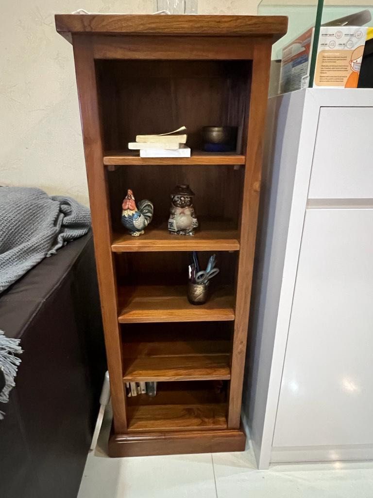 Teak wood shelf, Furniture & Home Living, Furniture, Shelves, Cabinets ...