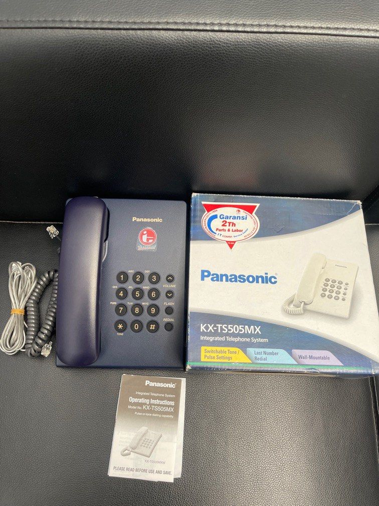 Telefon rumah atau kantor panasonic, Elektronik, Lainnya di Carousell