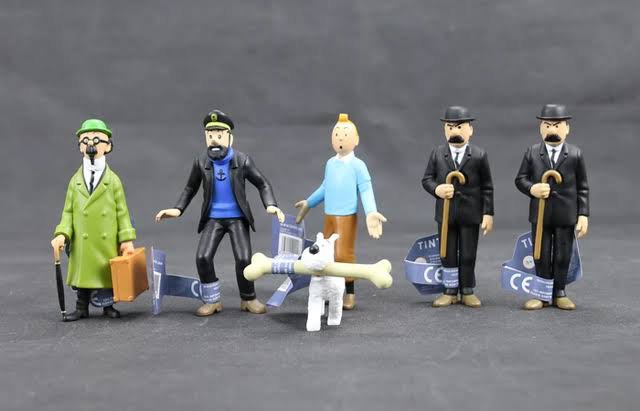The Adventures of Tintin Figurines Set on Carousell