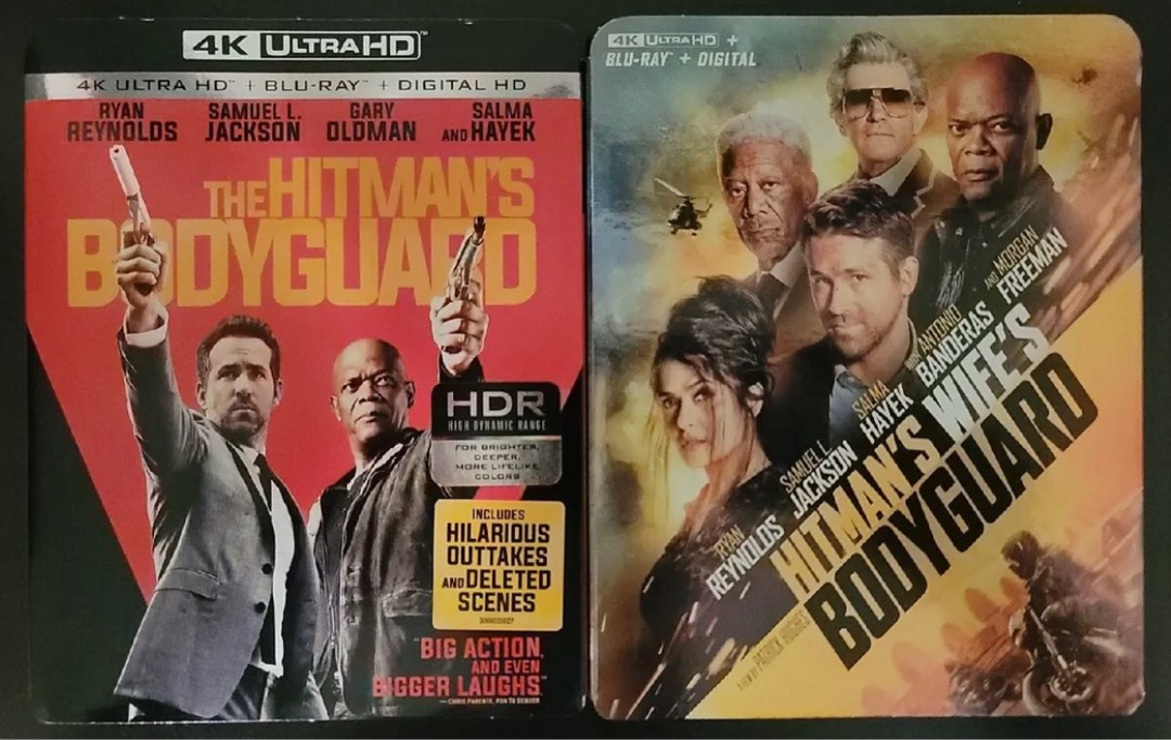 The Hitman's Bodyguard & Hitman's Wife's Bodyguard 4K UHD/BR with ...