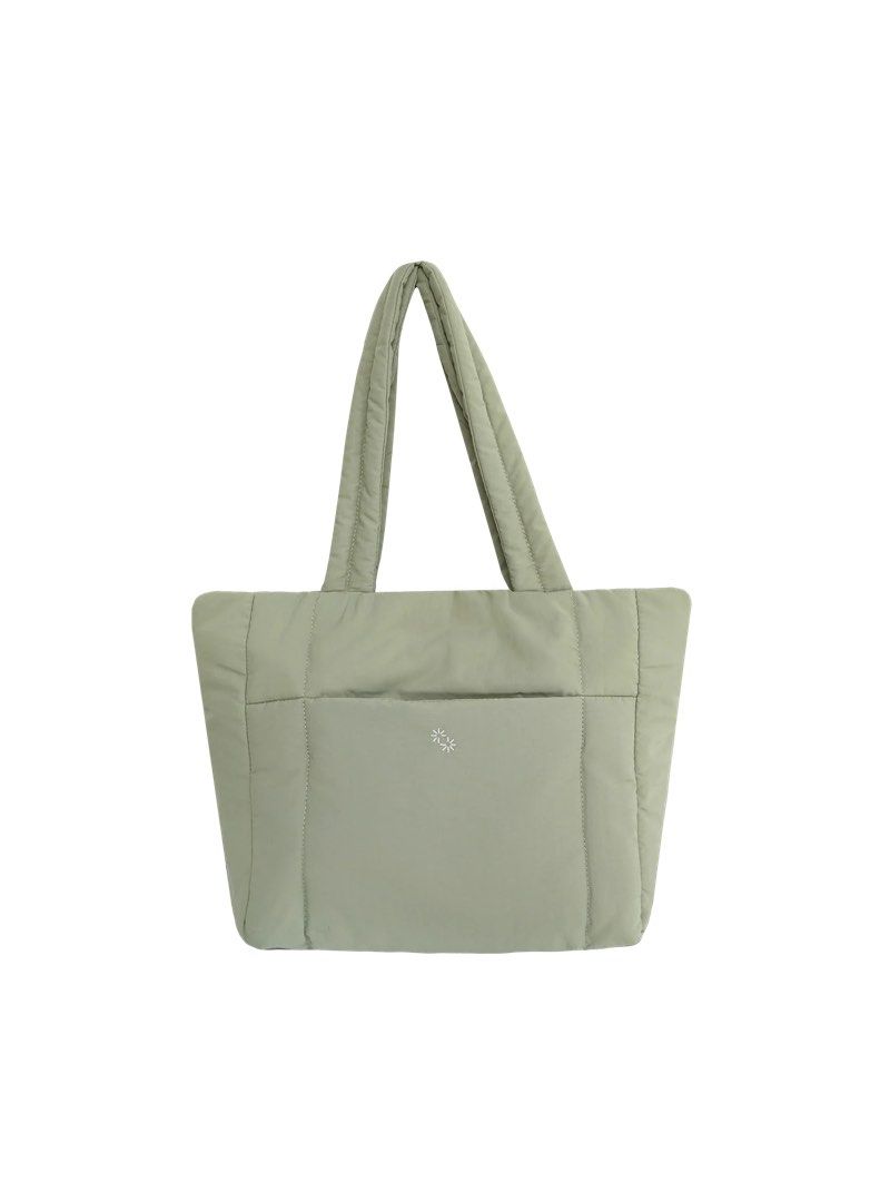 The Paper Bunny Puffer Shopper Tote Bag (Sprite), Women's Fashion, Bags ...