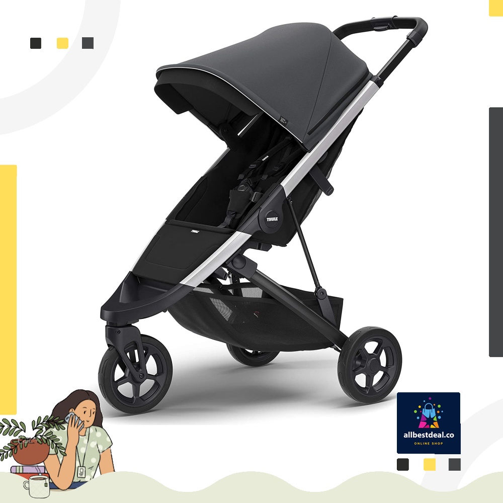 Thule Spring Stroller - Compact Baby Stroller Perfect for Everyday Use ...